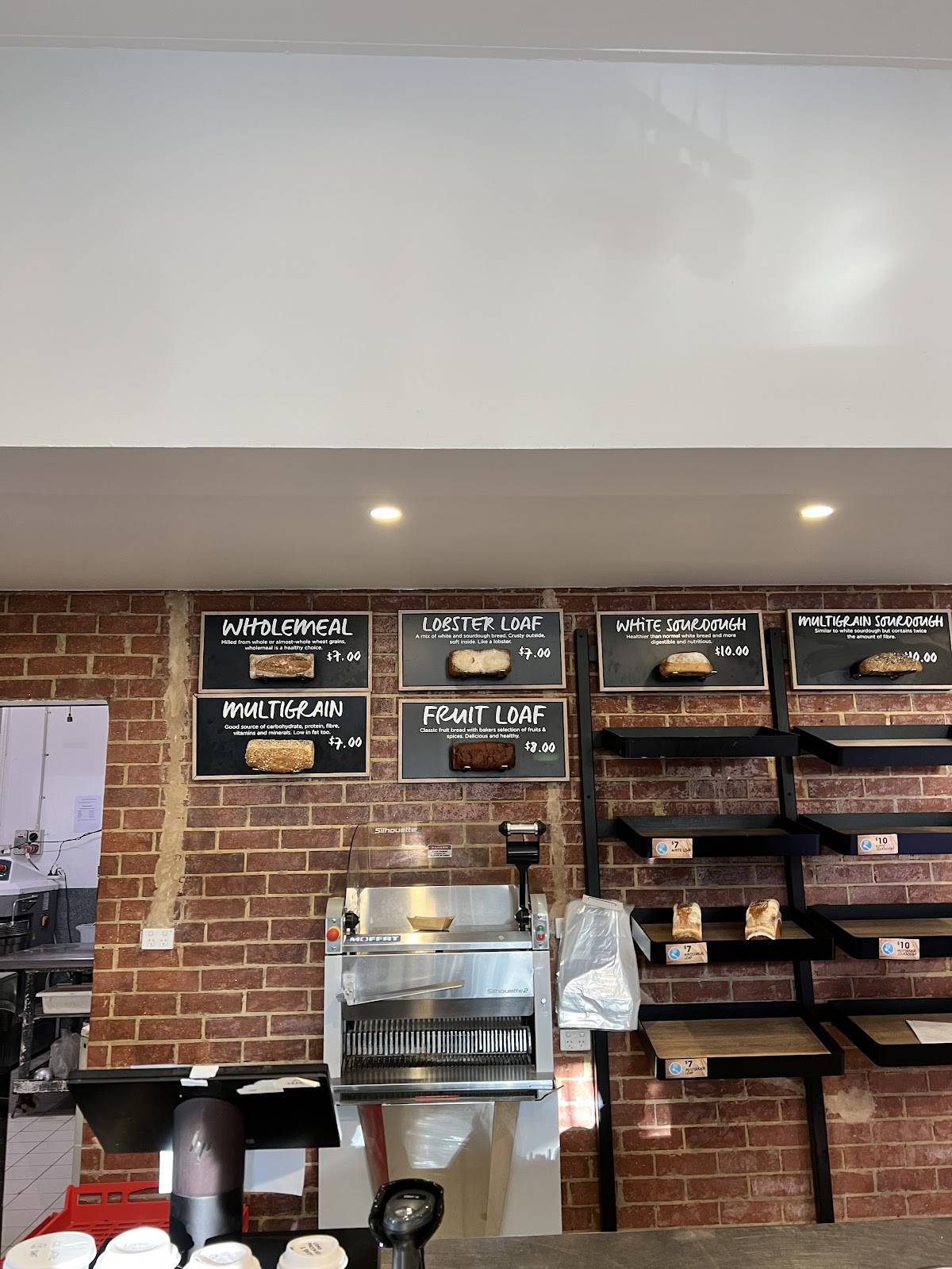 Menu at Rottnest Bakery, Rottnest Island