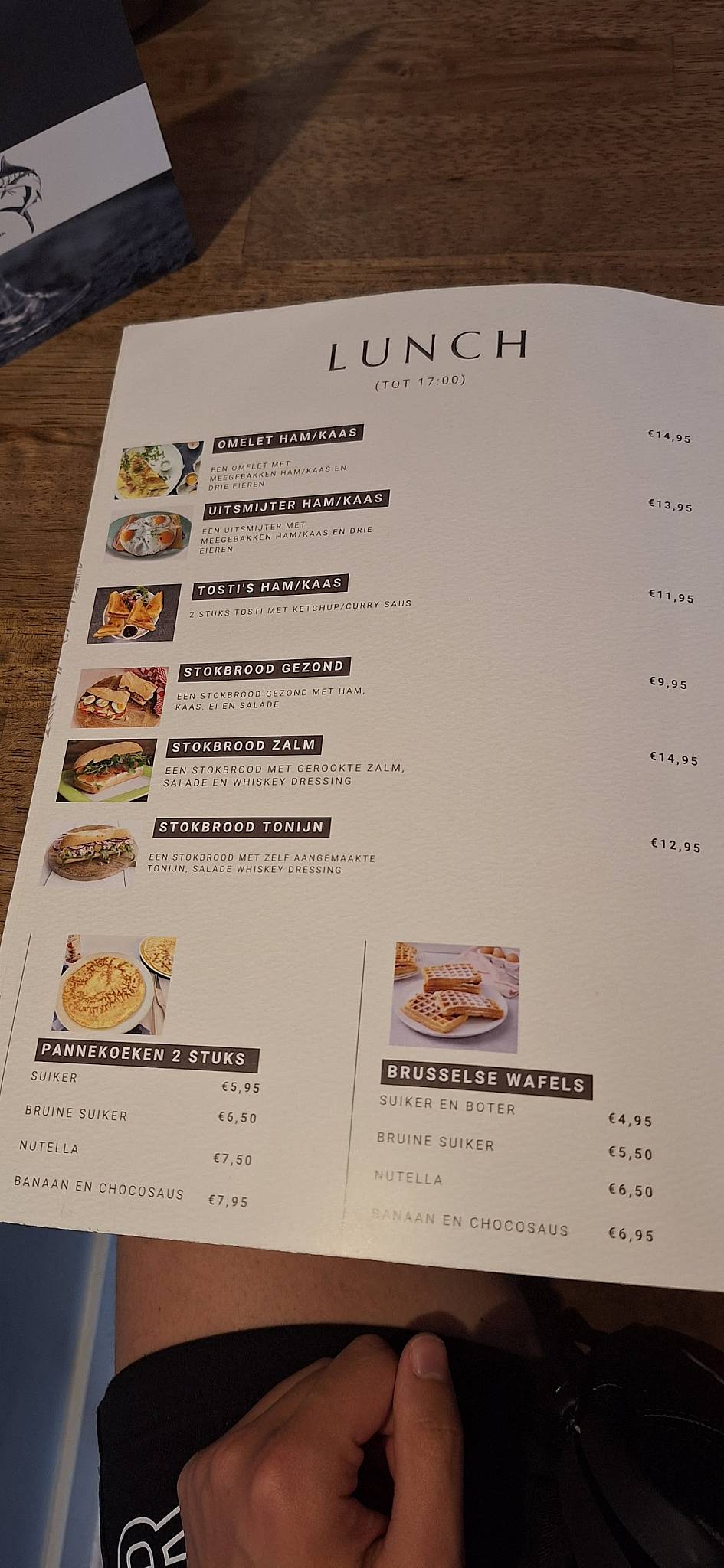 Menu at Restaurant SEDA, Cadzand