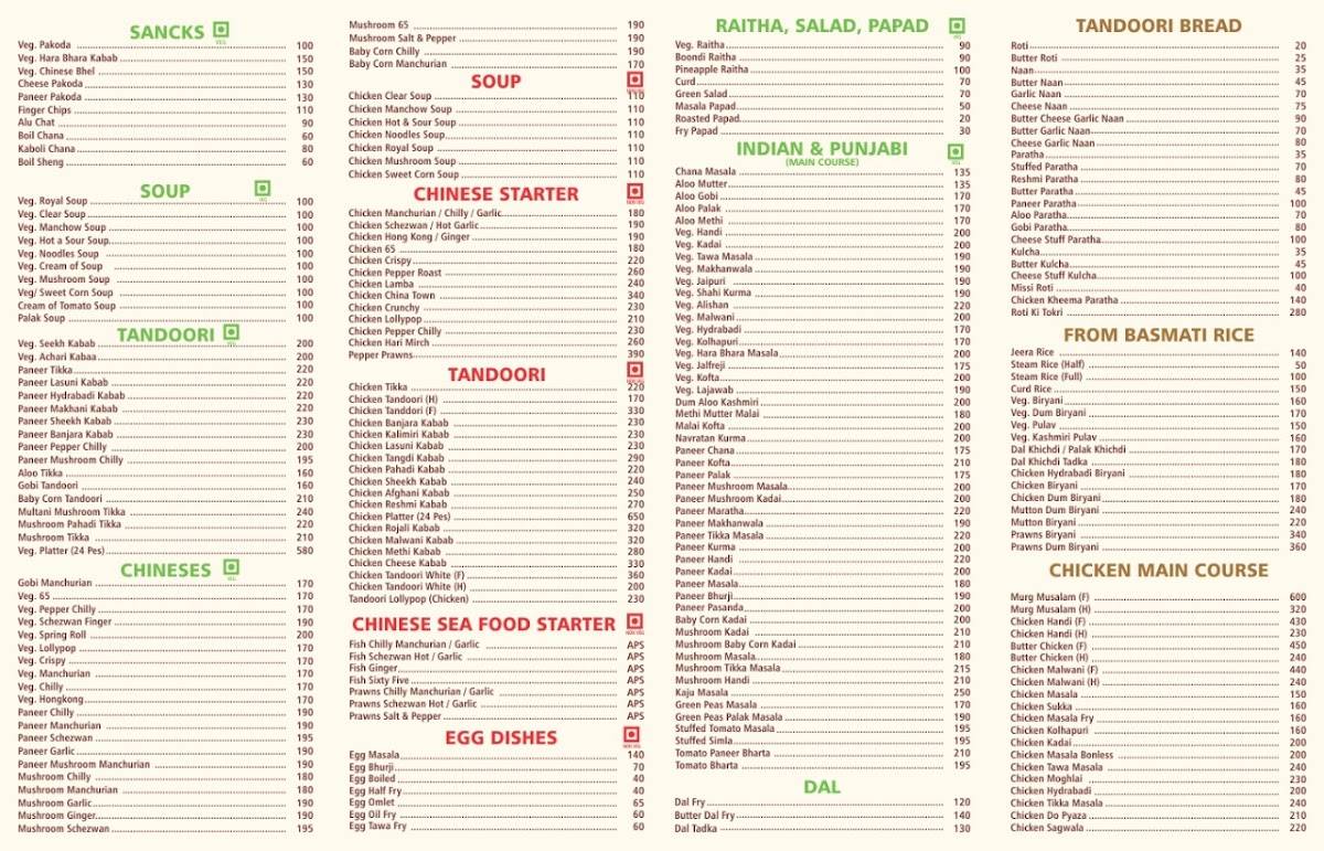 Menu at Samudra Family restaurant & bar, Navi Mumbai