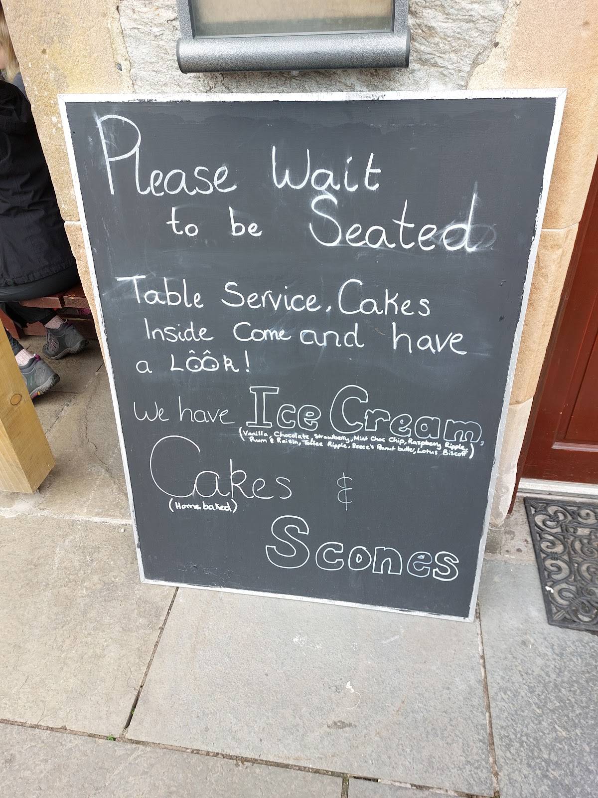 Menu at Shutters Restaurant, Killin