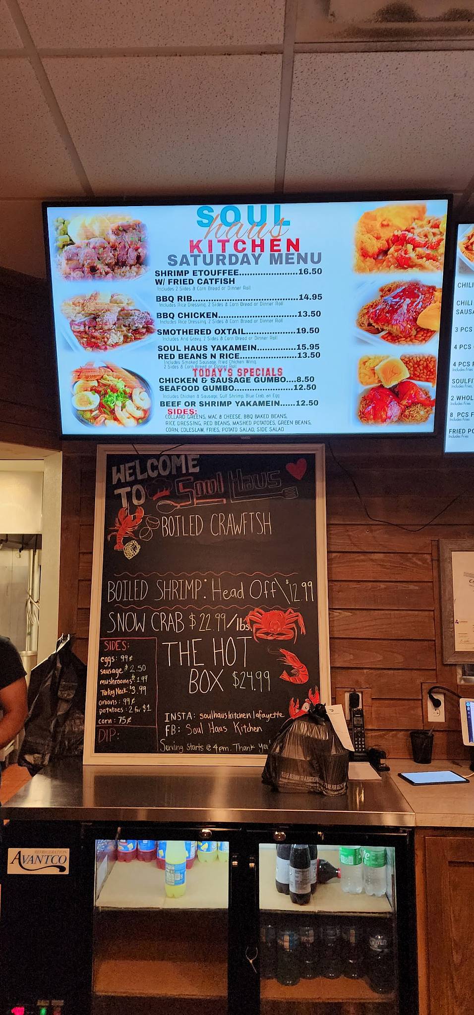 Menu at Soul Haus Kitchen restaurant, Lafayette
