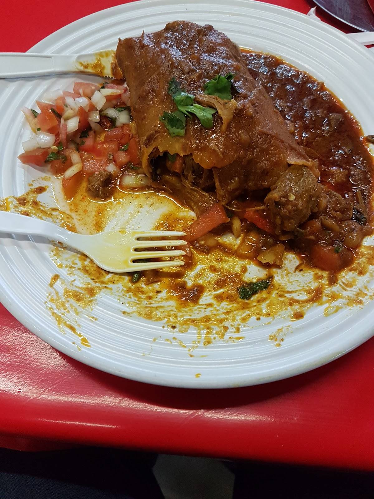 Menu at The Curry Court restaurant, Pietermaritzburg