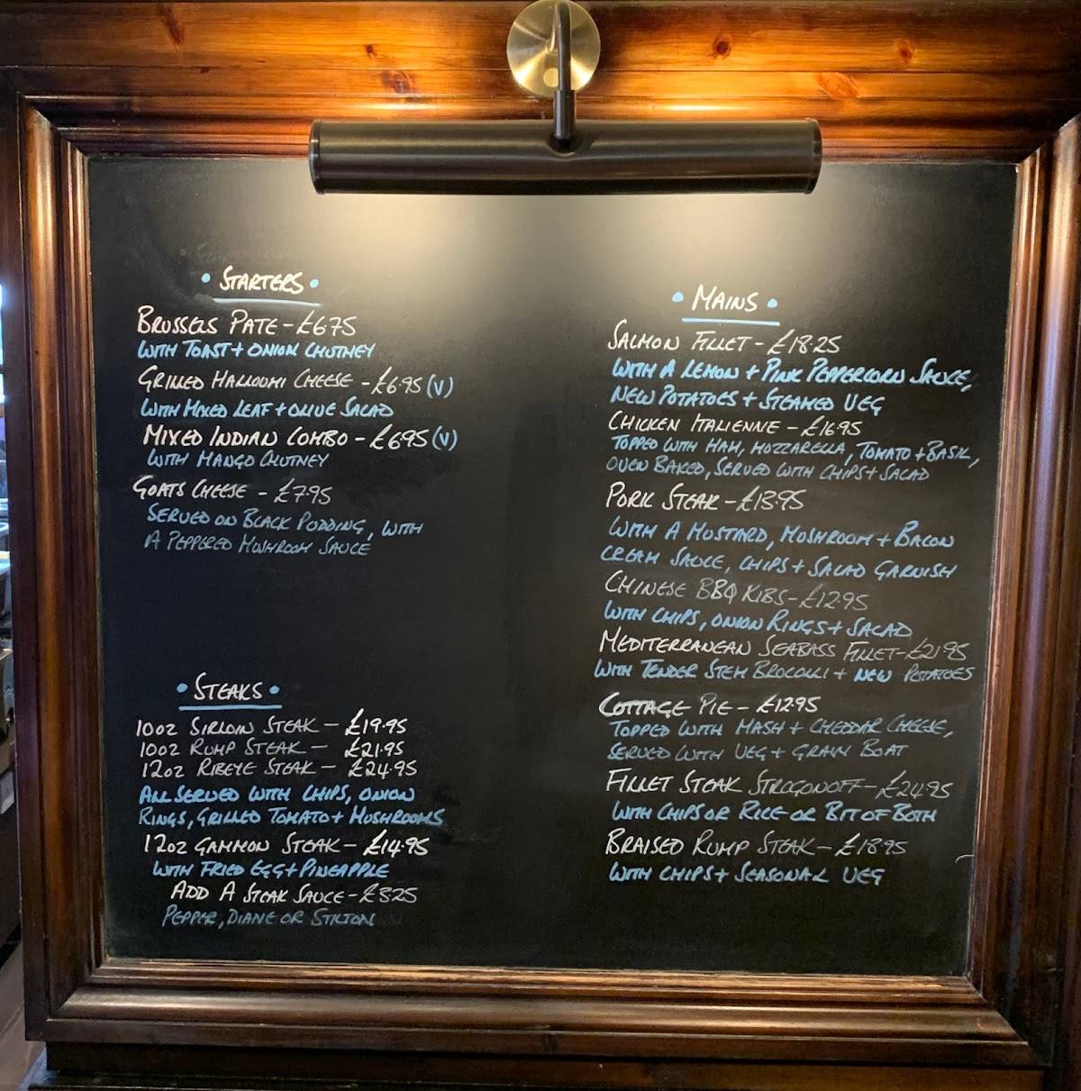 Menu at The Fox House Holmfirth pub & bar, Holmfirth