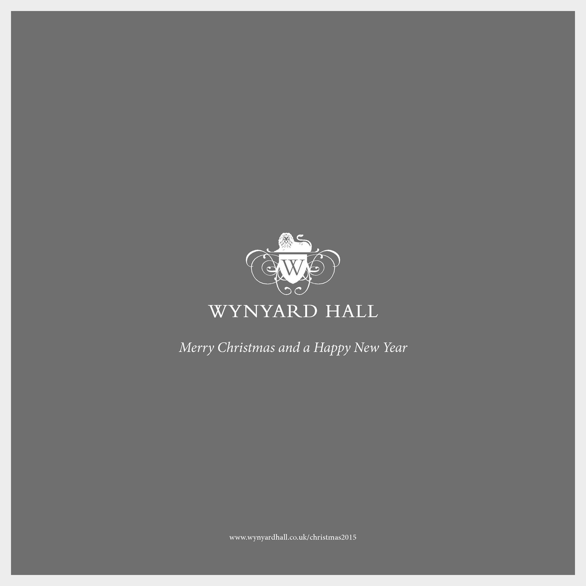Menu at Wynyard Hall cafe, Billingham