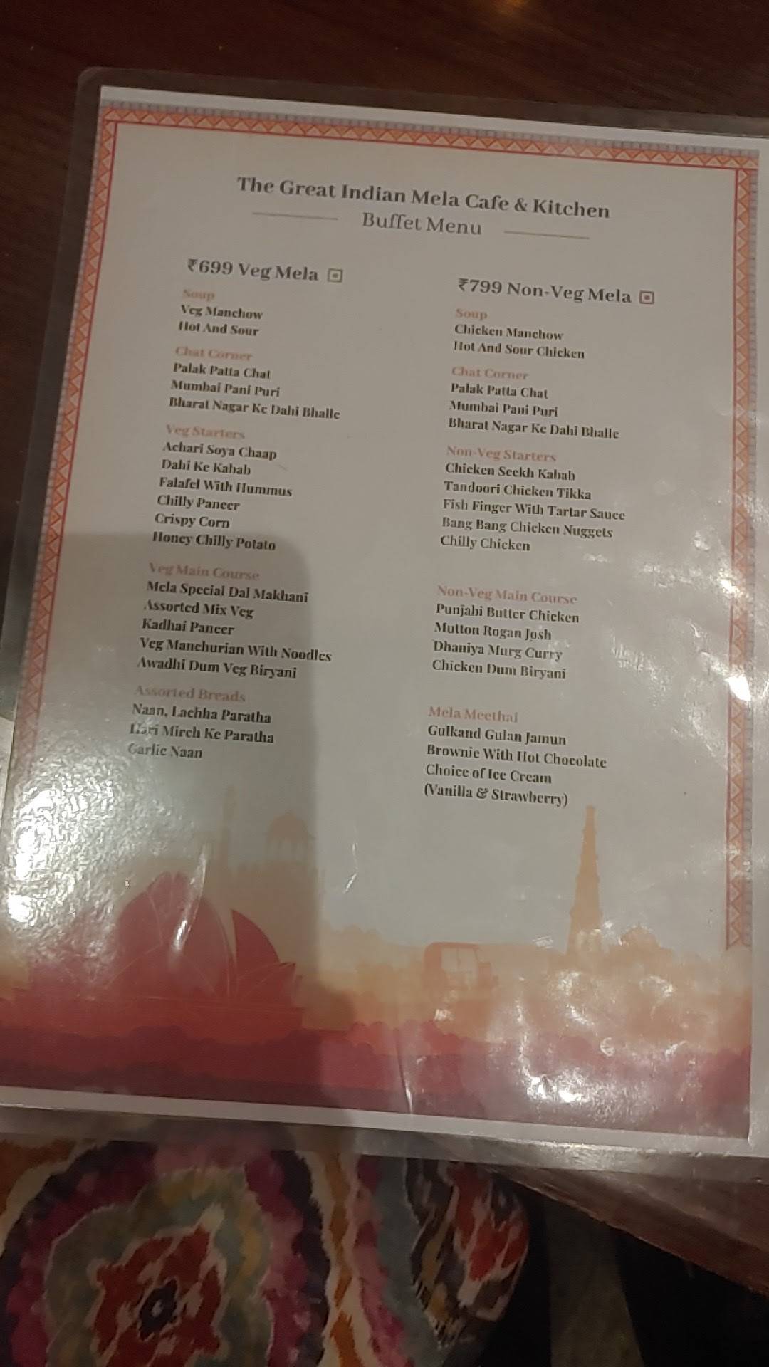 Menu at The Great Indian Mela, Gurugram, 4th Floor, Ambience Mall, NH 8