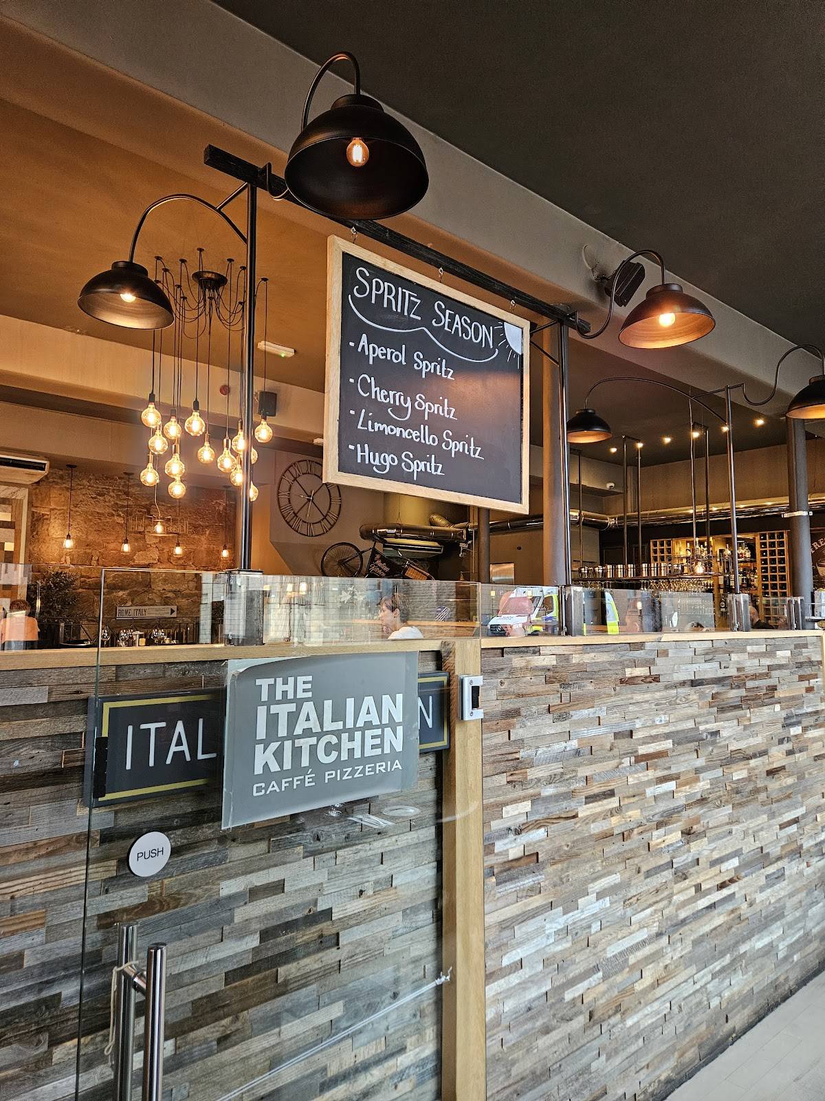 Menu at The Italian Kitchen restaurant, Glasgow