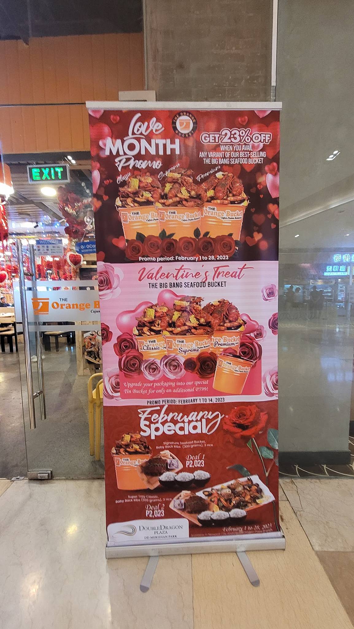 Menu at The Orange Bucket restaurant, Pasay