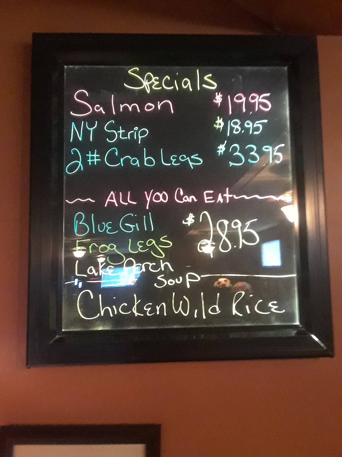 Menu at The Schererville Lounge restaurant, Schererville