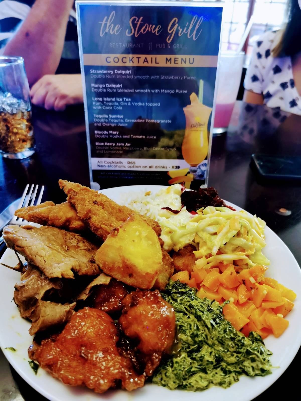 Menu at The Stone Grill Restaurant & Bar, Pretoria