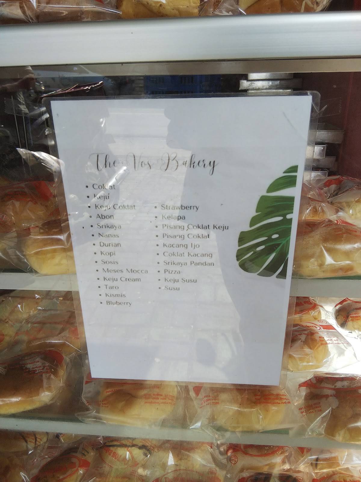 Menu at The Vos Bakery Banyumanik, Semarang
