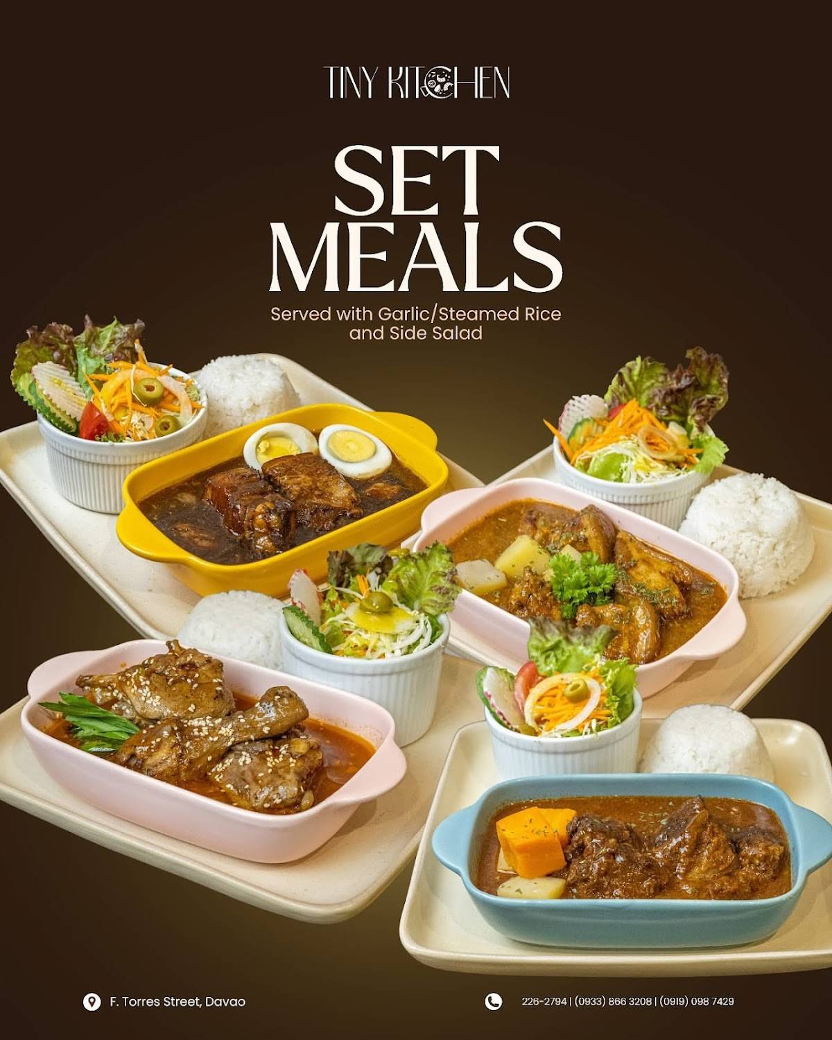 Menu at Tiny Kitchen & Dulce Vida restaurant, Davao City