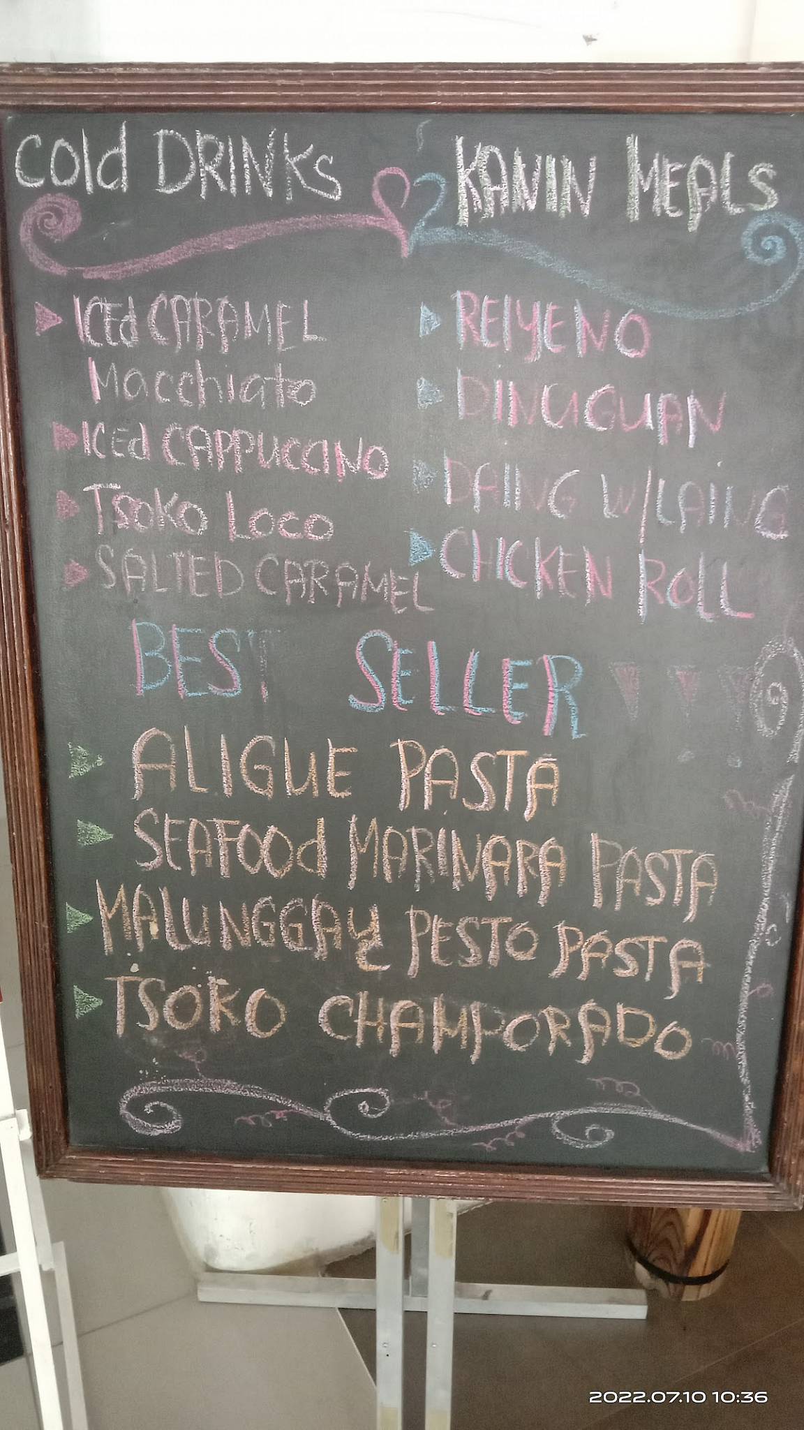 Menu At Tsoko Nut Batirol Cafe Cainta