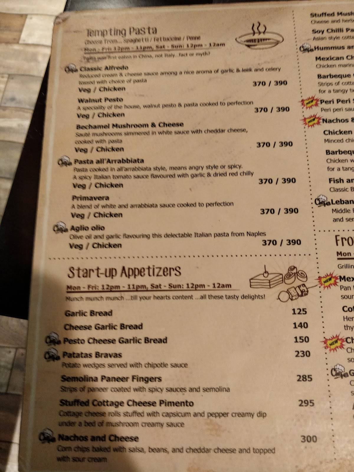 Menu at Van Lavino Cafe & Patisserie, Hyderabad, Shop No 4