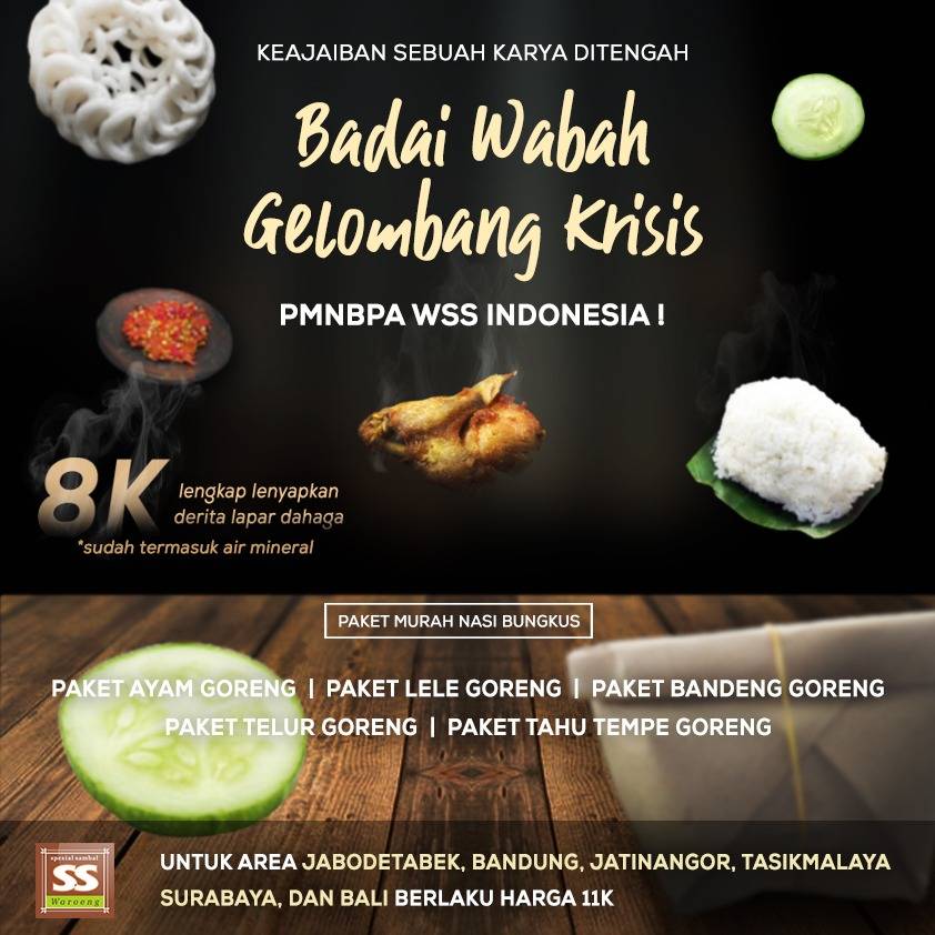 Carta del restaurante Waroeng Spesial Sambal "SS" Arjuna, Surabaya