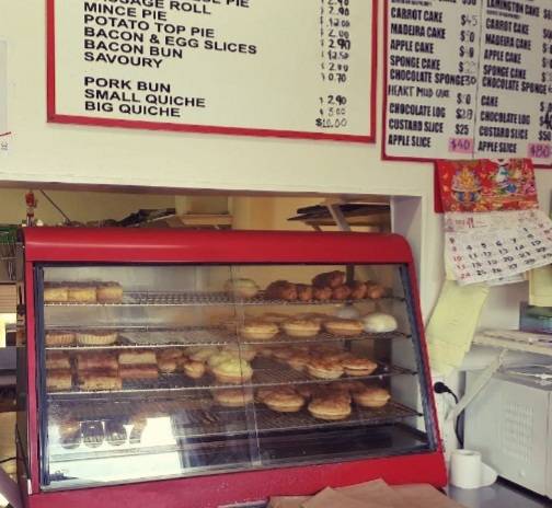 Menu at Windmill Bakery, Auckland