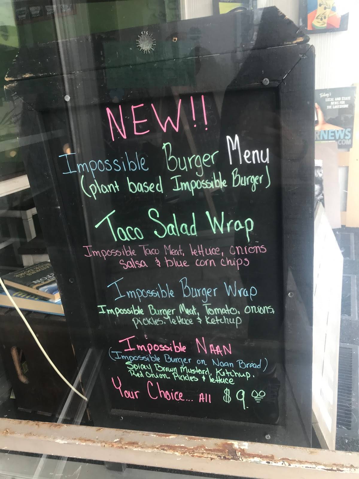 Menu at Wrap It Up restaurant, Manitowoc