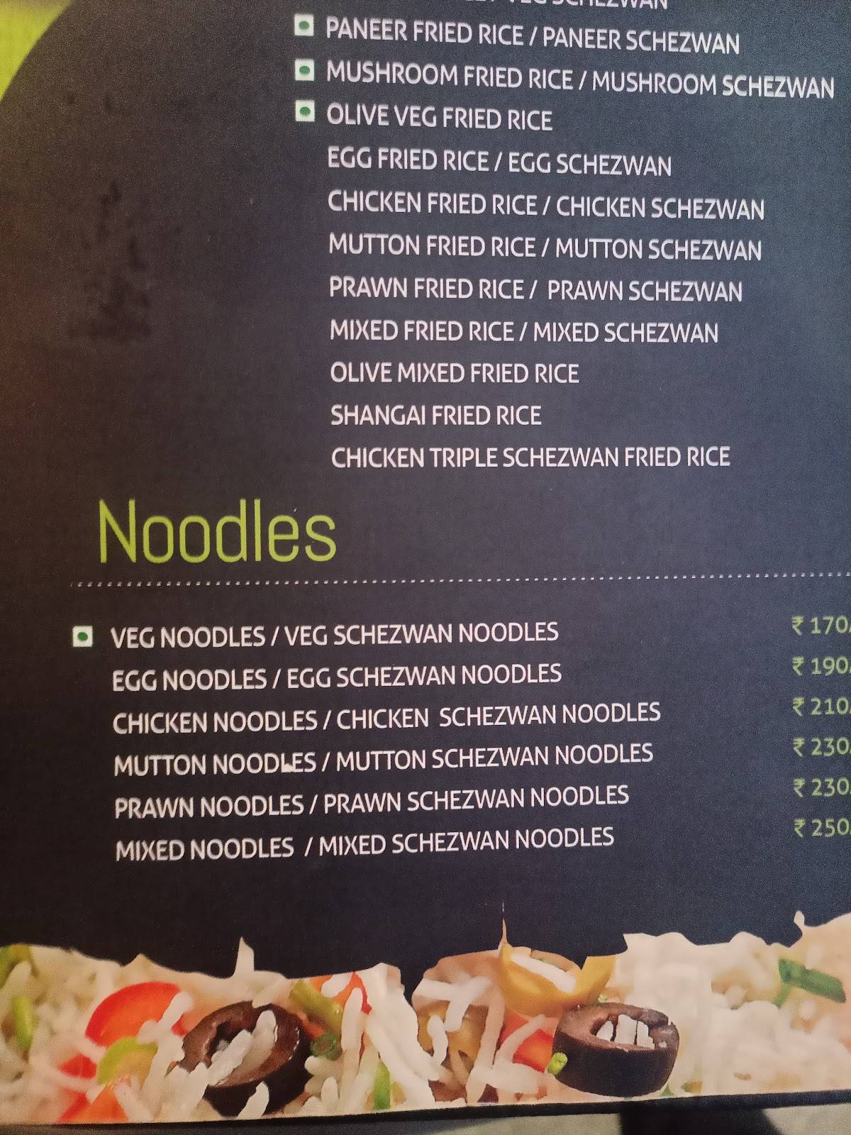 Menu at Zaitoon Restaurant, Royapettah, Chennai, 35