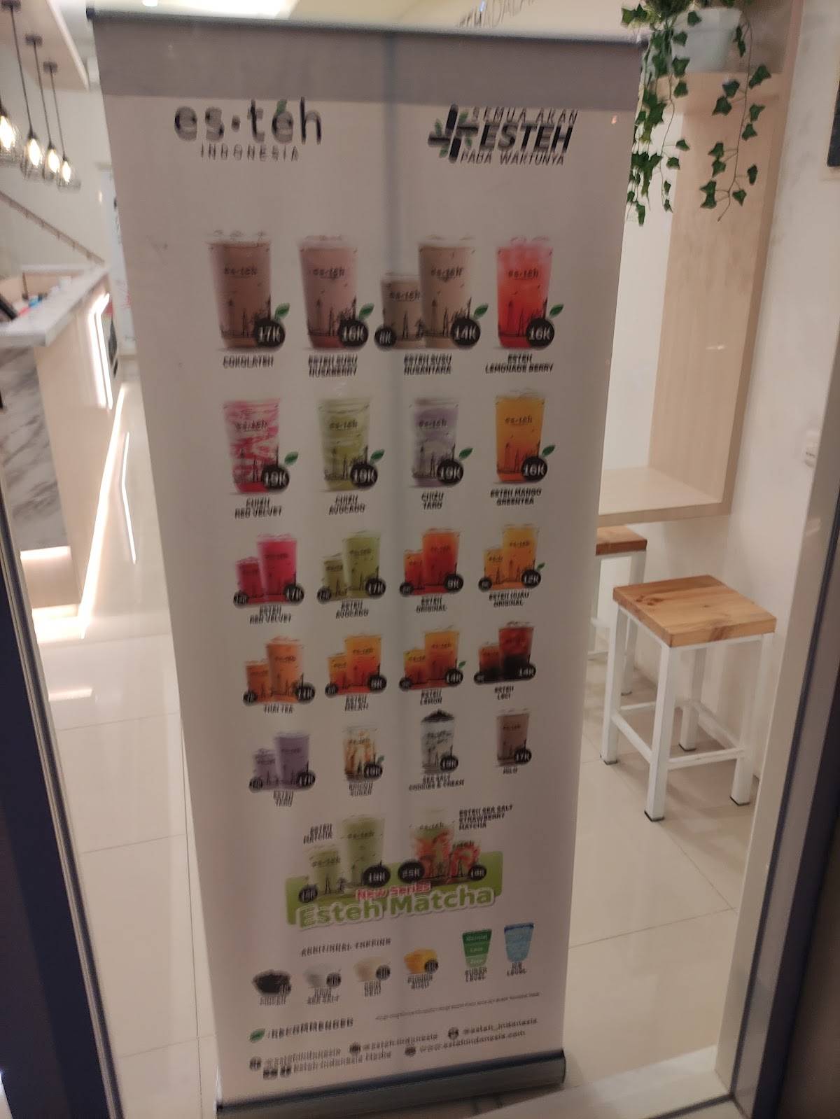 Menu at Es Teh Indonesia - Galeria Palma, Surabaya