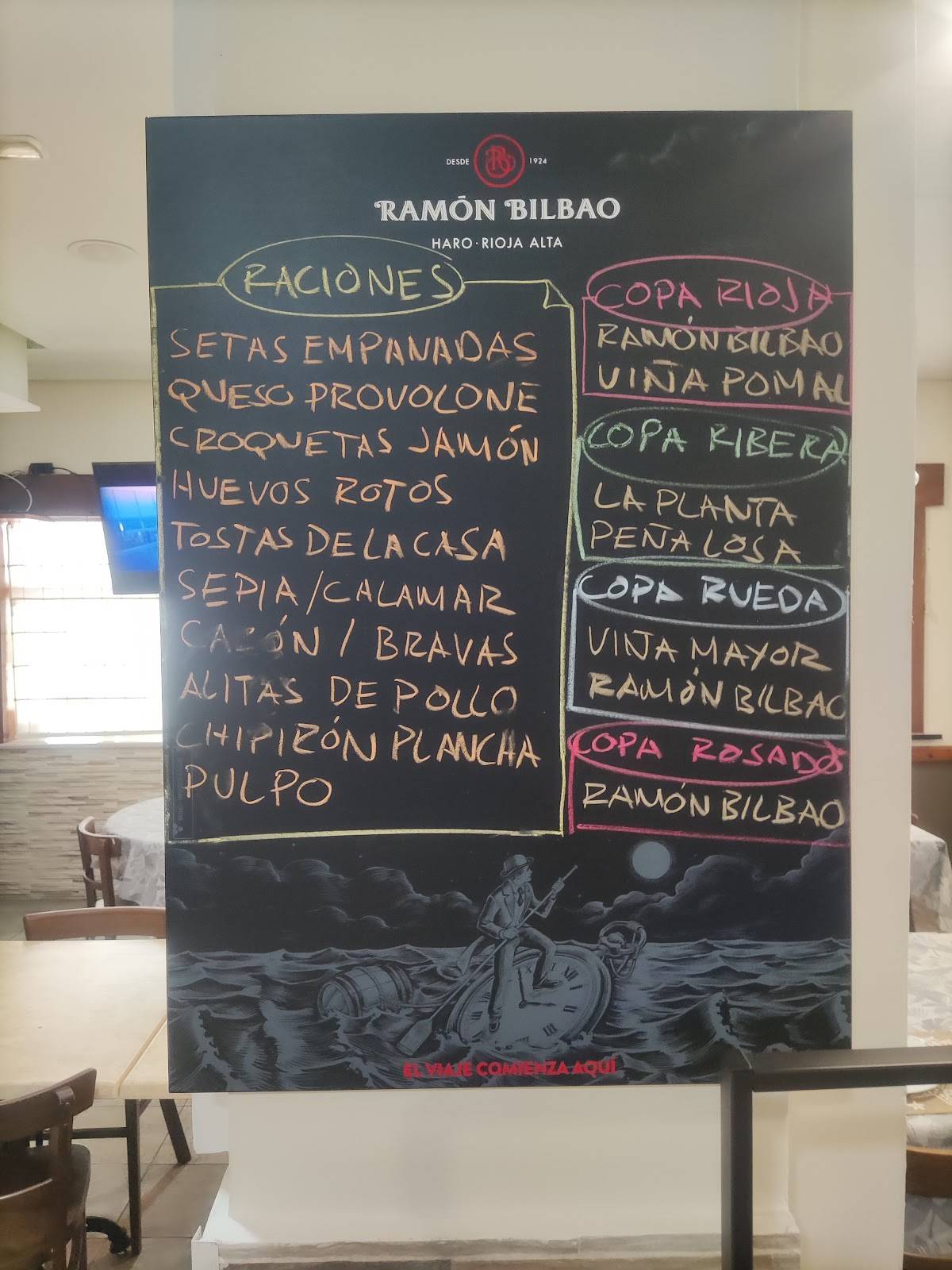 Carta de Restaurante Casa Victor, Tres Cantos