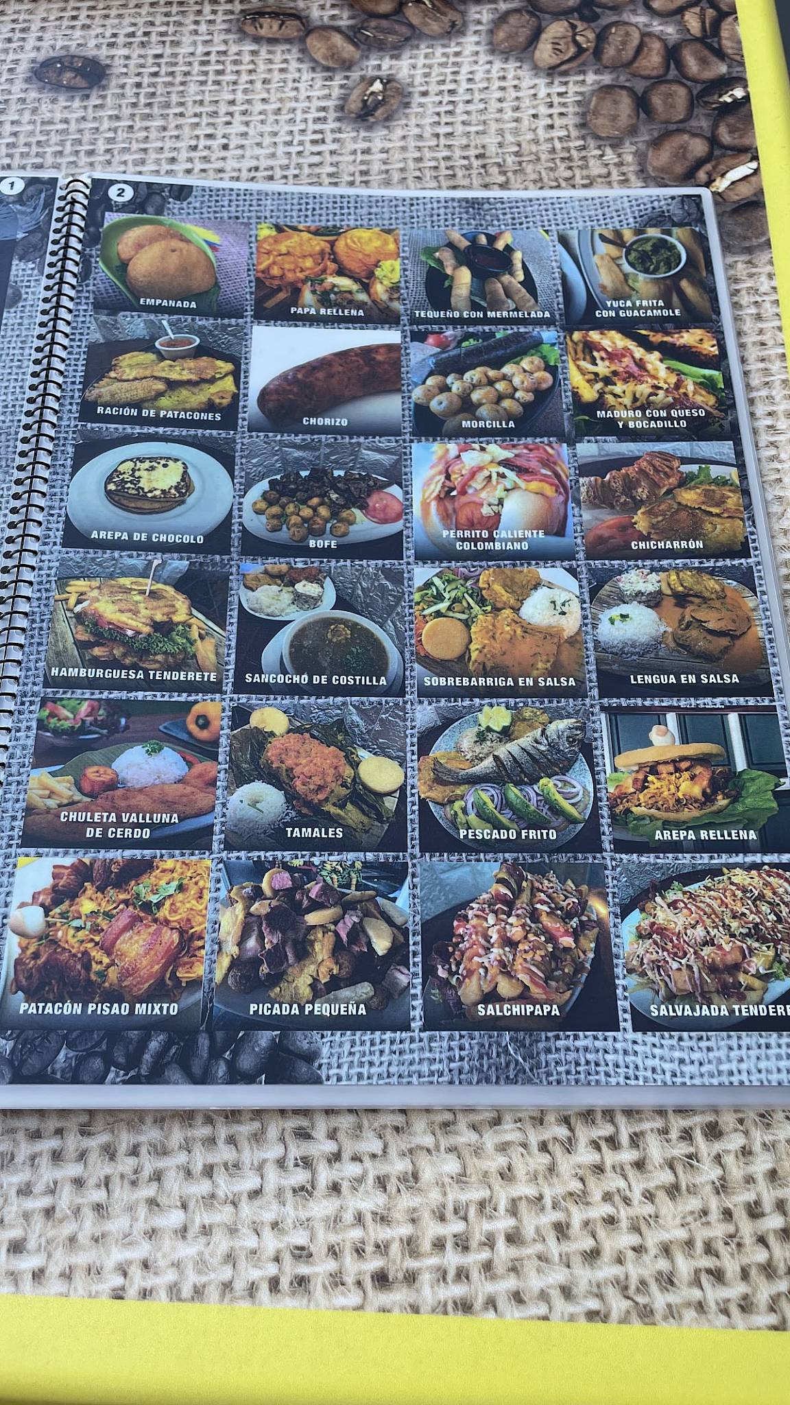 Carta de Restaurante Tenderete del Sabor, Maspalomas Carta de Restaurante Tenderete del Sabor, Maspalomas