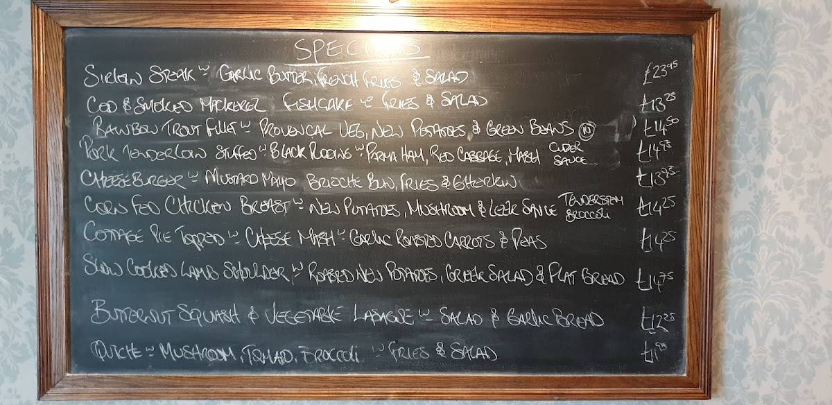 Menu at The New Inn Ham Common pub & bar, Richmond
