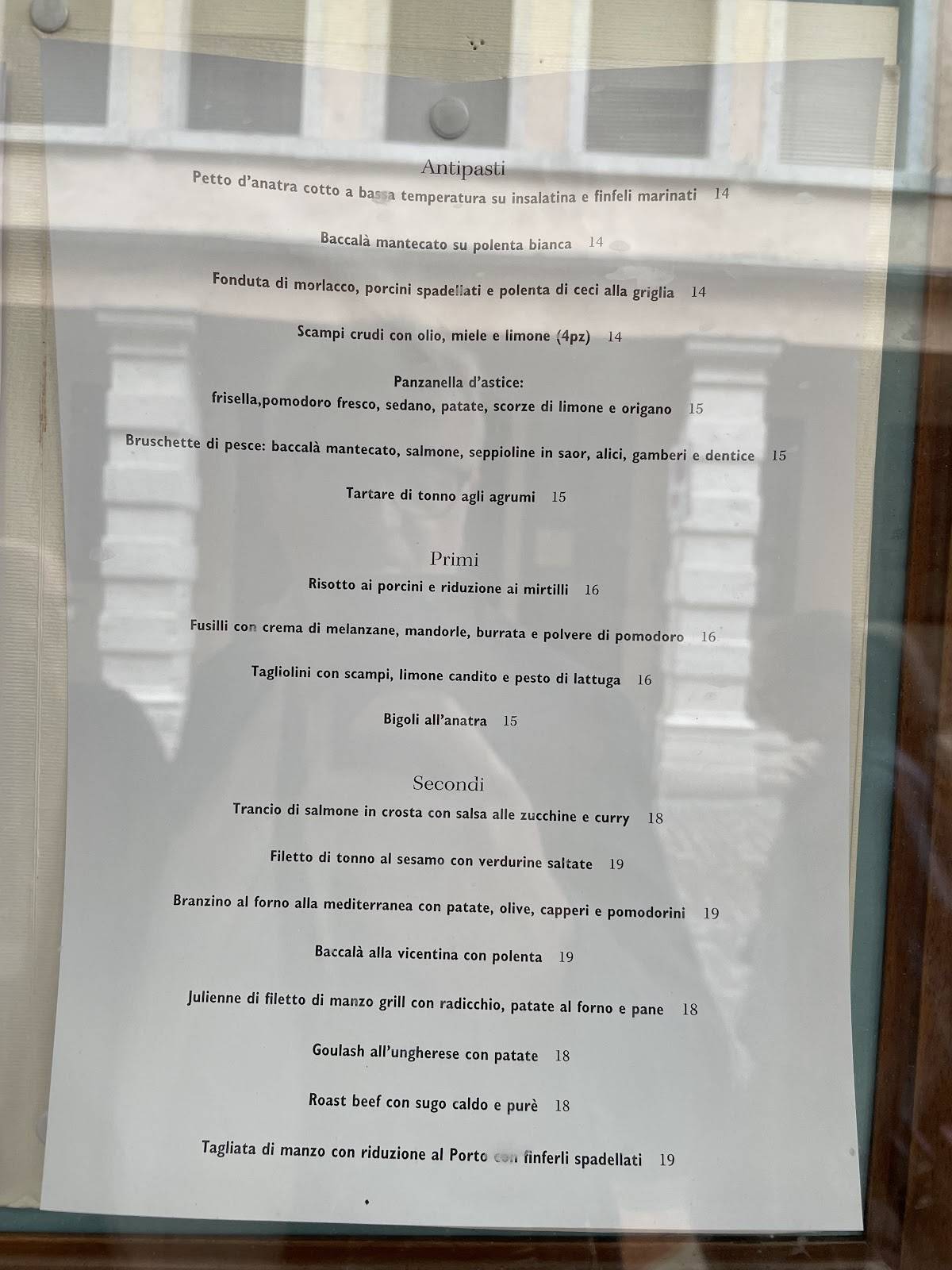 Menu au Ristorante Birraria Ottone, Bassano del Grappa