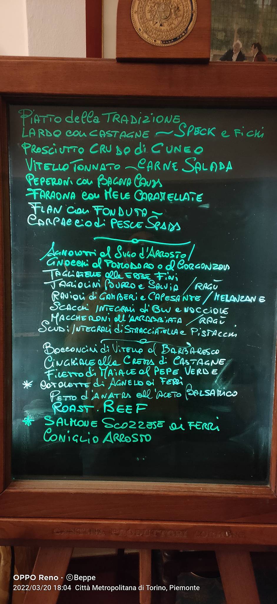 Menu da La Locanda di Maurizia & Raymond ristorante, Germagnano ...