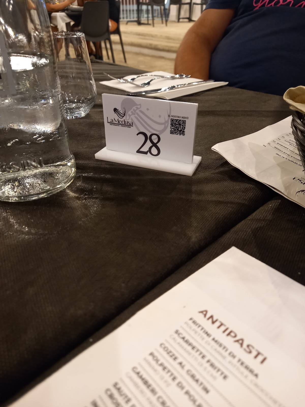 Menu au Ristorante La Medusa, Porto Cesareo