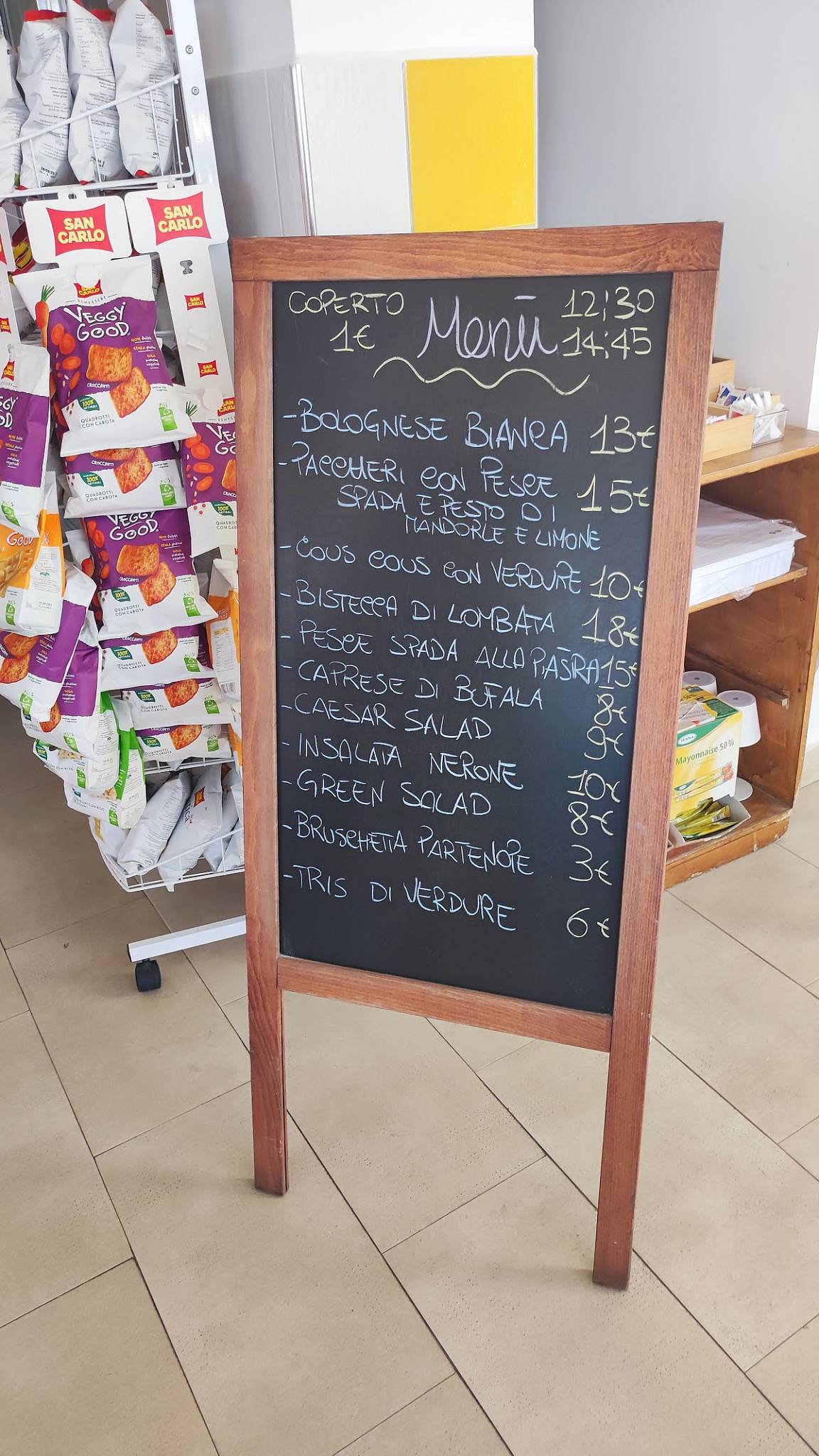 Menu da Ristorante Terme Stufe di Nerone, Bacoli
