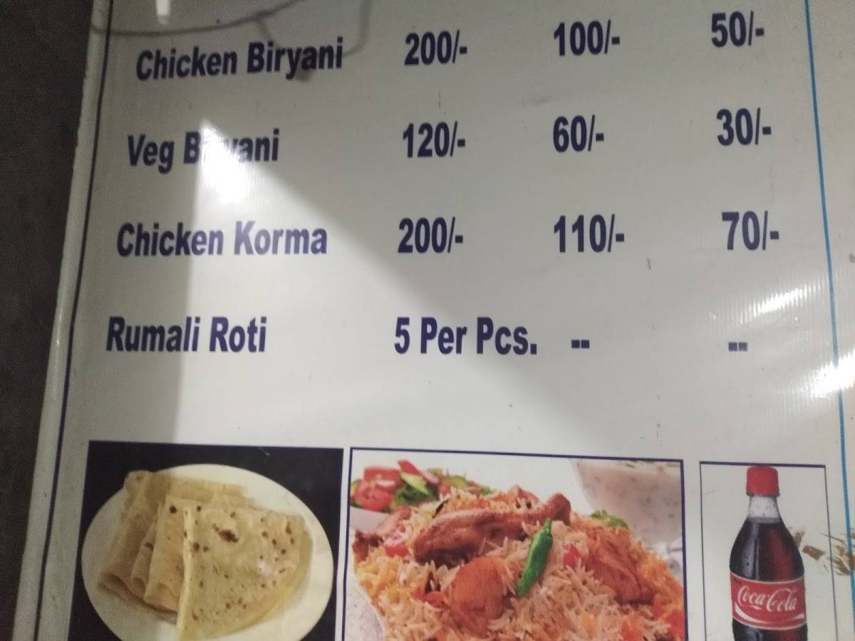 Menu at Riyaz Chicken Biryani Corner, Noida, Shop 29 Block X1A