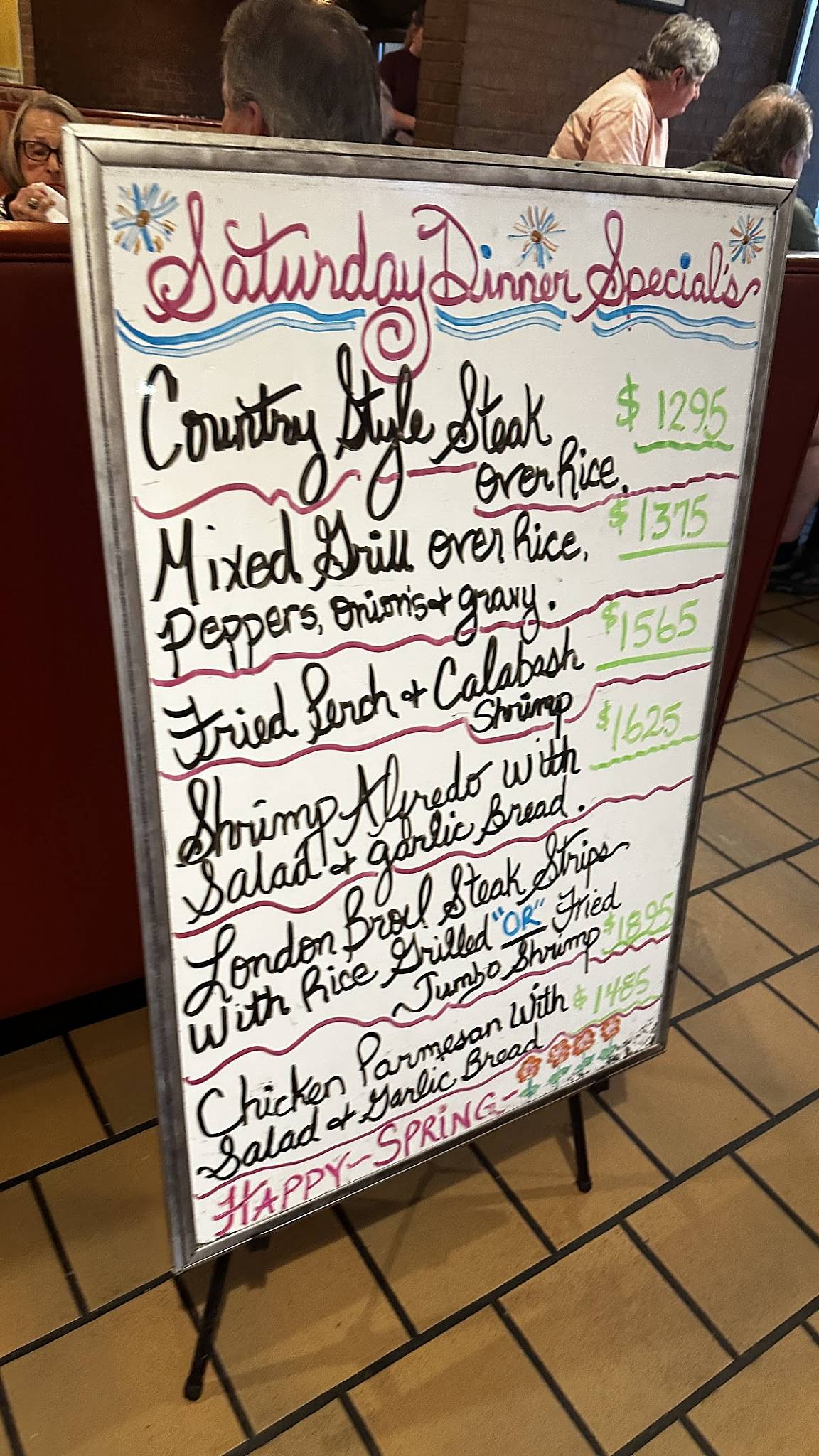 Menu at Rock Hill Diner restaurant, Rock Hill, Cherry Rd