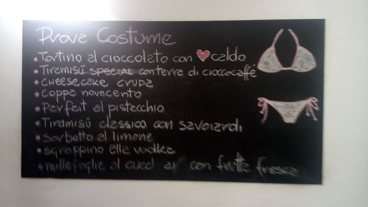 Menu da Bruto ristorante, Roma