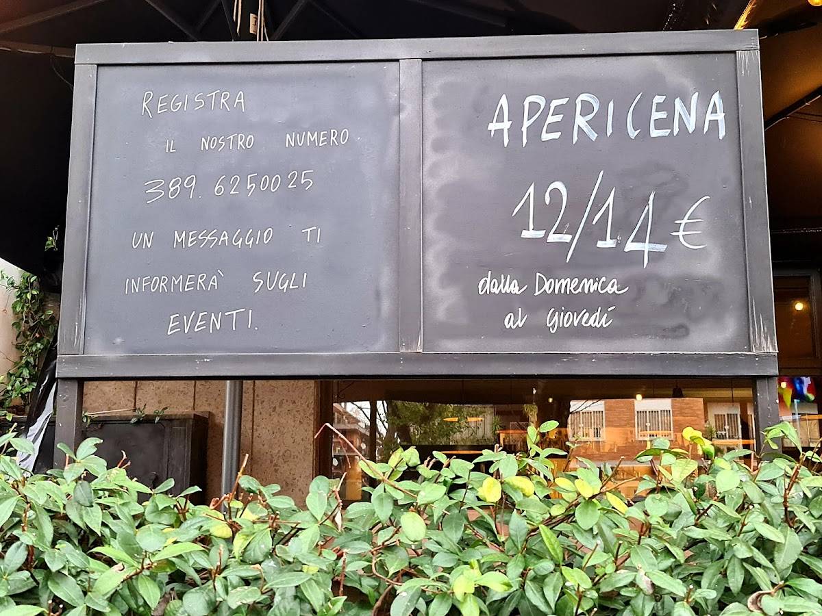 Carta del restaurante Road Mama Roma, Roma