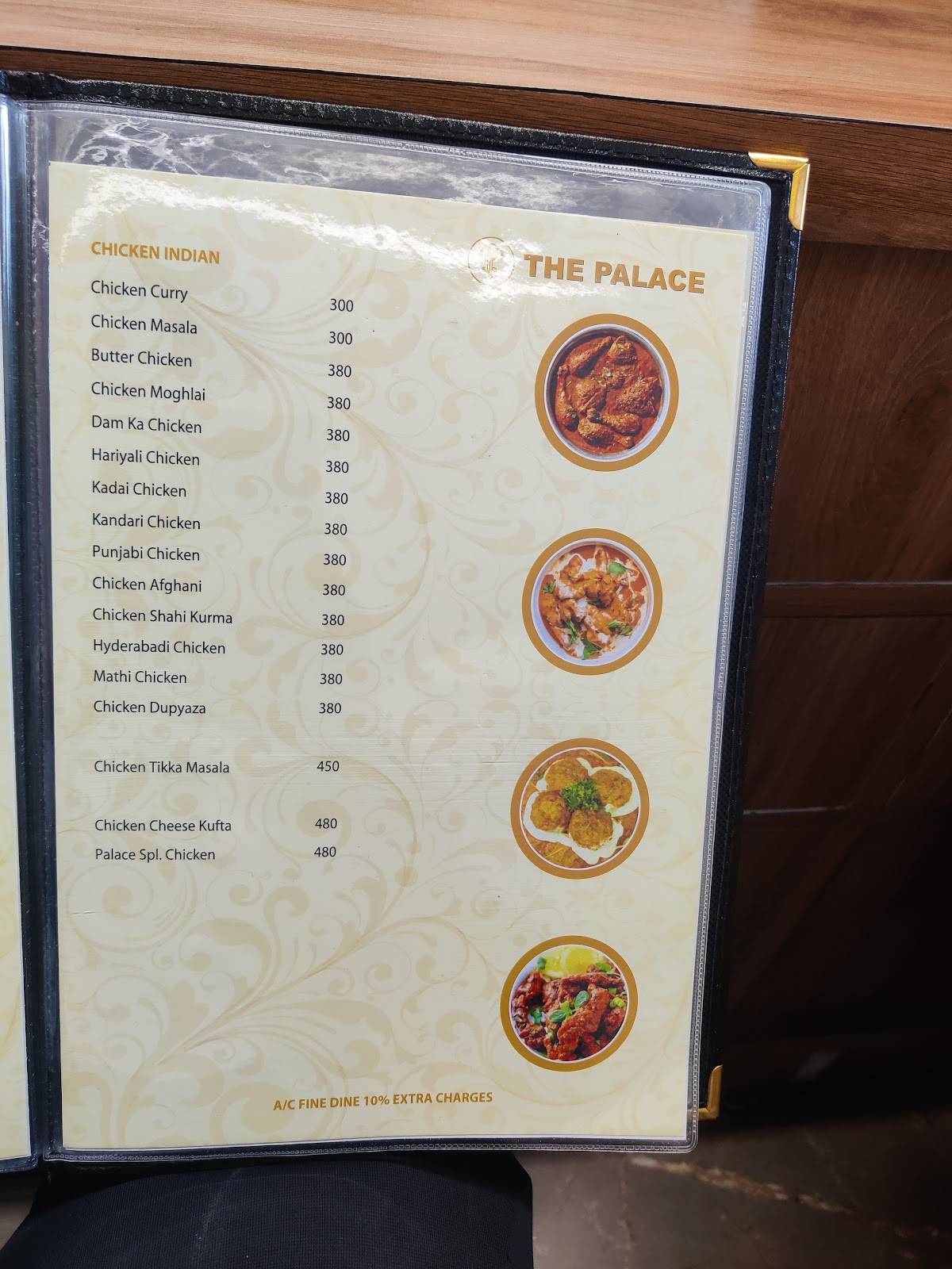 Menu at The Palace Hotel NH9, Rudraram