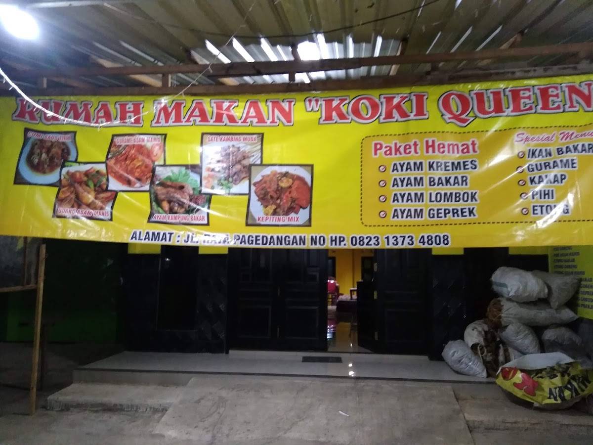 Menu at Rumah Makan"KOKI QUEEN" restaurant, Indonesia