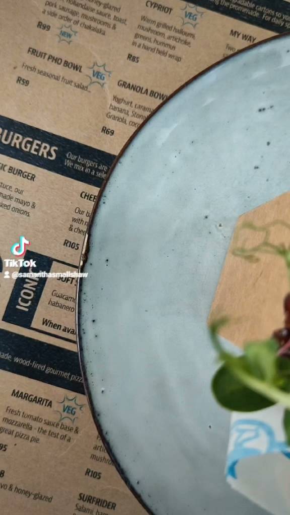 Menu at SURF RIDERS SOUTH BEACH @ BEACHFRONT restaurant, Durban