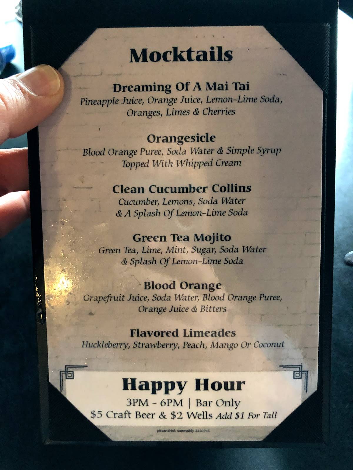 Menu at Annette's Westgate cafe, Salem