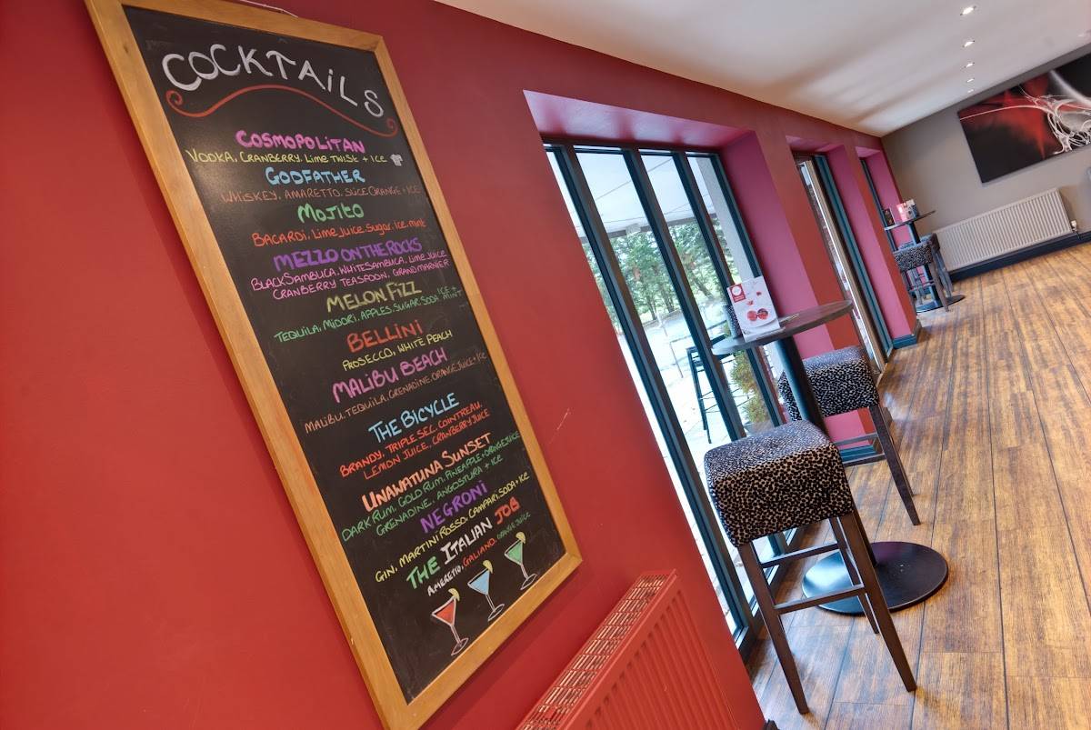 Menu at Mezzo Italian Bar & Restaurant, Samlesbury
