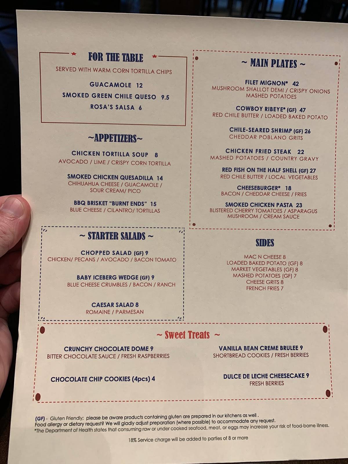 Menu at Cibolo Moon BBQ, San Antonio