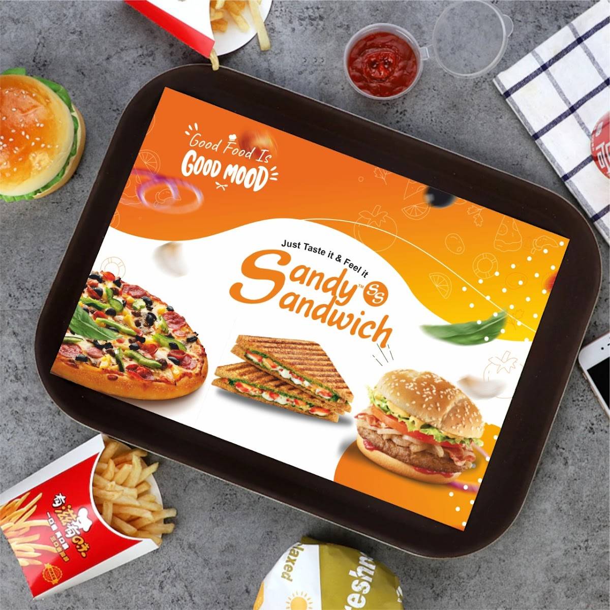 Menu at Sandy Sandwich, Jalandhar, Big BAZAR
