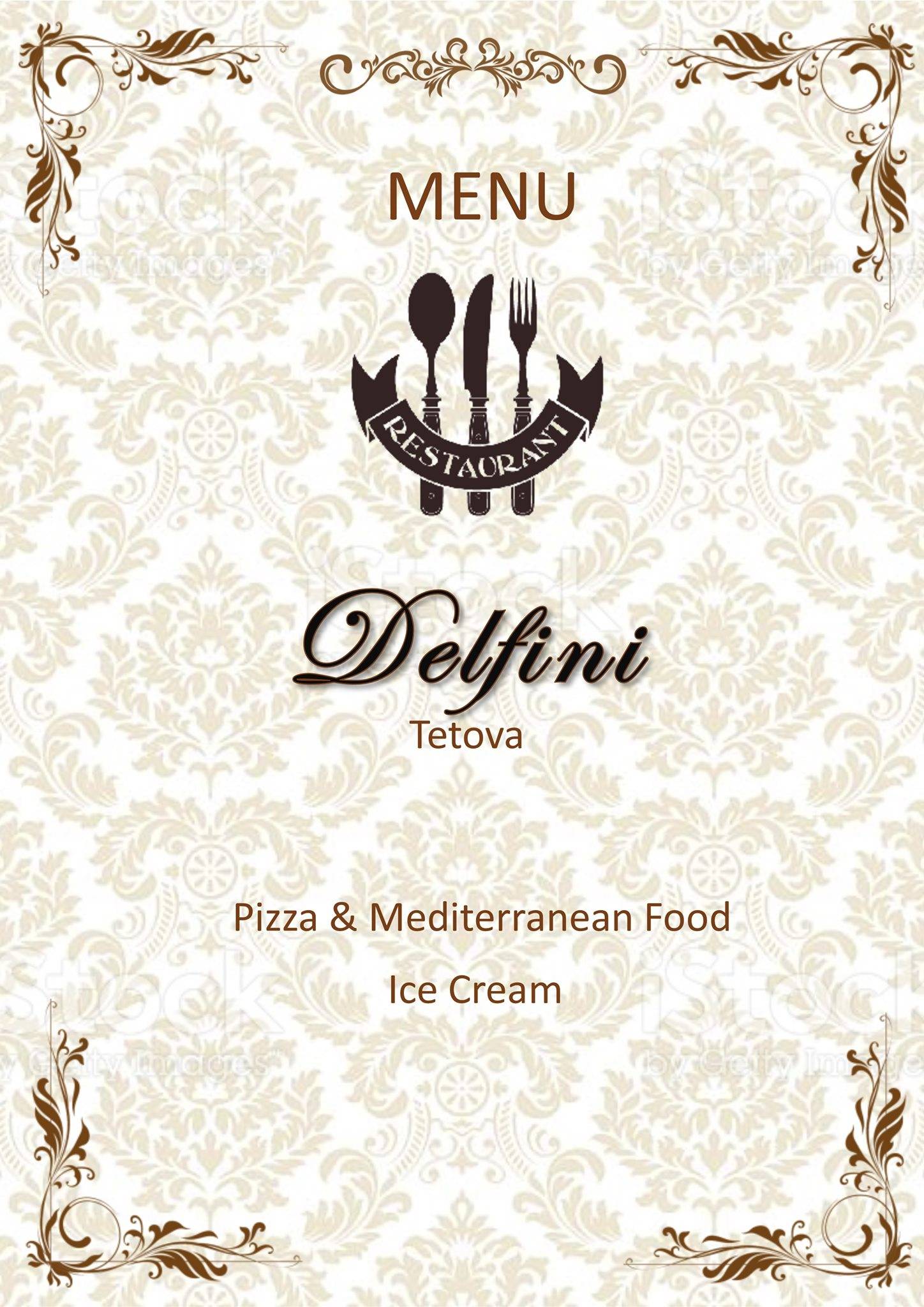 Carta de Restaurant Delfin Tetova Kavajë, Albania
