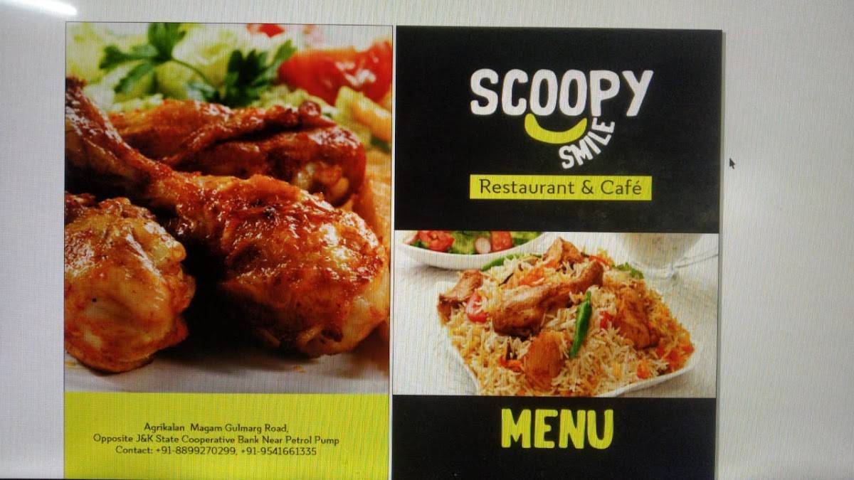 Menu at Scoopy Smile Restaurant & Ice cream parlour, India
