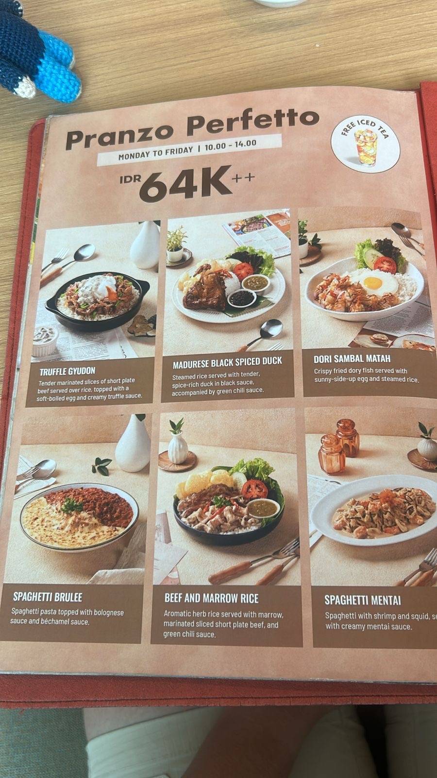 Menu at Segafredo Caffè Kota Kasablanka restaurant, South Jakarta, Jl ...