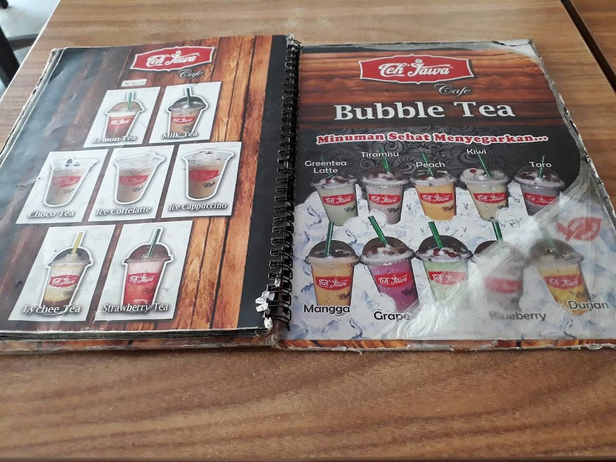 Menu at Teh Jawa Cafe Gramedia Pandanaran, Semarang