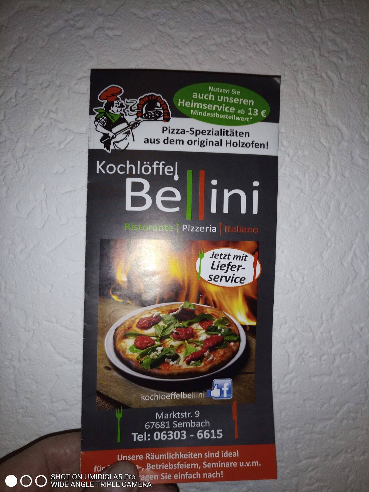 Speisekarte von Kochlöffel Bellini restaurant, Sembach