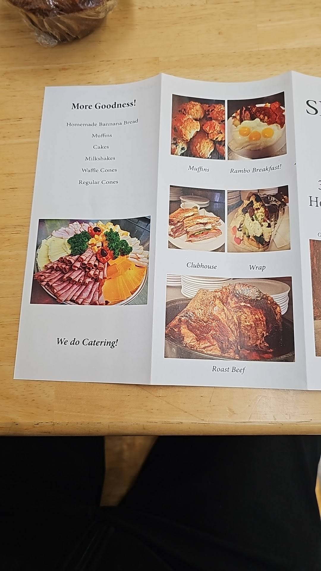 Menu at Sharon's Deli & Lunch Bar, Hope