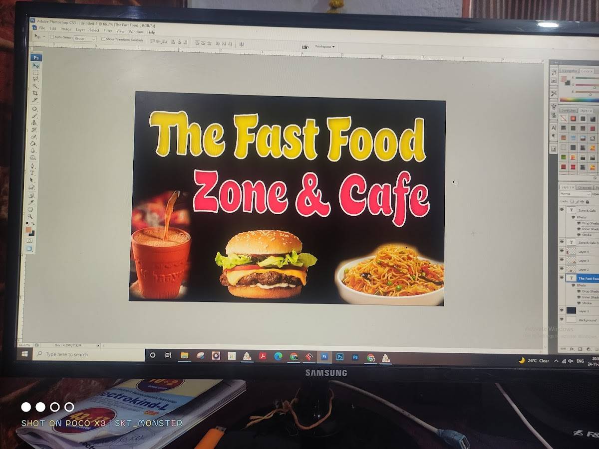 Menu at Shiv cafe & The Fast Food Zone, India