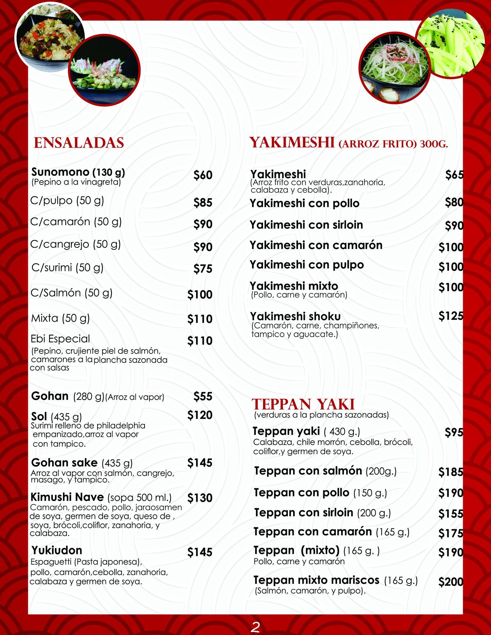 Carta de Shoku Santa Bárbara, Torreón
