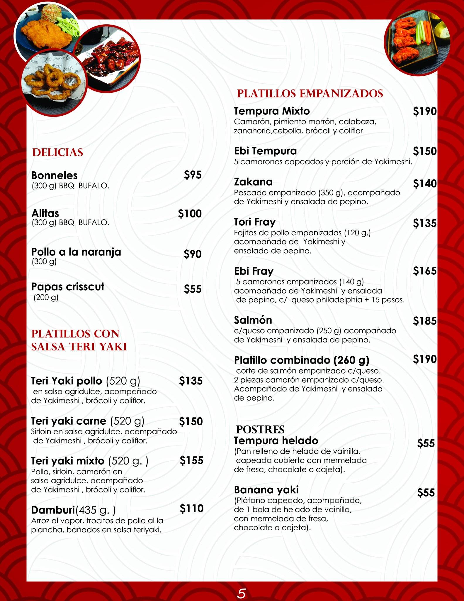 Carta de Shoku Santa Bárbara, Torreón