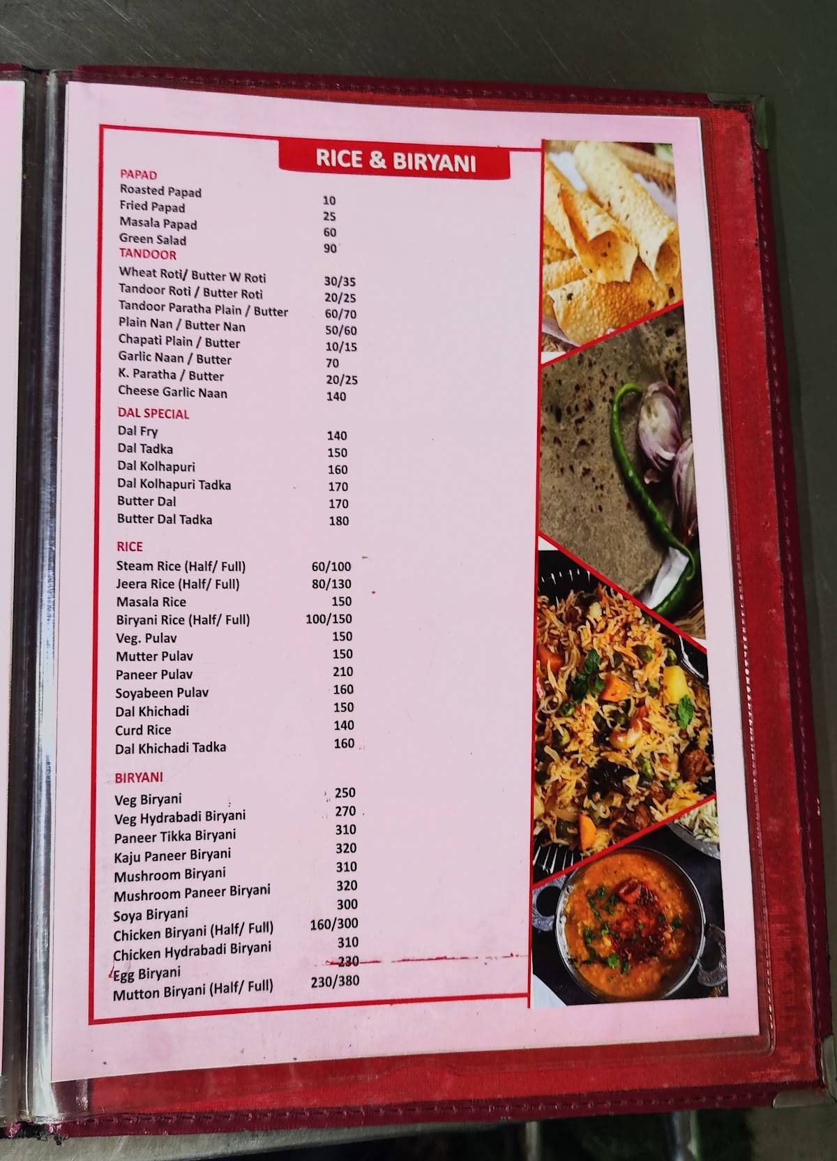 Menu at Shree Sai Krishna Hotel - Veg & NonVeg, Pune